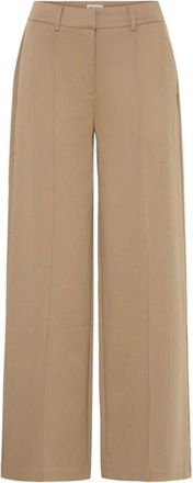 Ichi Ichi, Femme, Pantalons, Beige, Taille: 40 FR Kate Sus Office Wide Pants