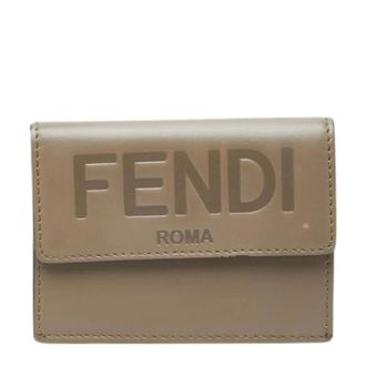 Fendi Portefeuille vintage Pre-owned (tri-fold) - Femme - Pre-owned - Brun - Taille: ONE Size