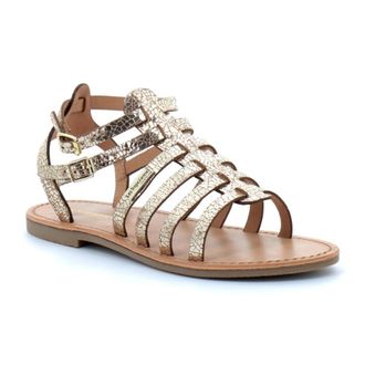 Les Tropeziennes Femme, Chaussures, Beige, Taille: 38 EU Hikaela or/craquele 43383