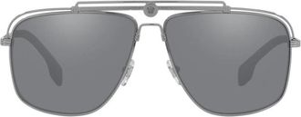 Versace Homme, Accessoires, Gris, Taille: 61 MM VE 2242 Lunettes de soleil