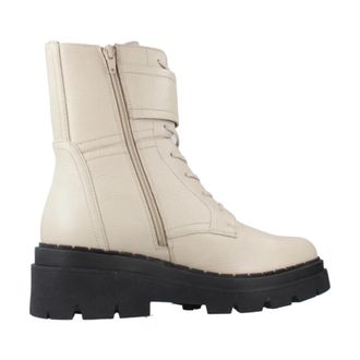 Geox Stilvolle Schn&uuml;rstiefel f&uuml;r Frauen - - Shoes - Damen - Beige - 39 EU