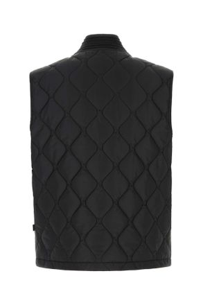 Burberry Mens Black Nylon Vest Giubbini Jacket