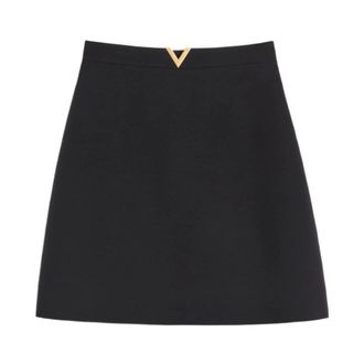 Valentino Short Skirt - - Skirts - Damen - Schwarzk - S