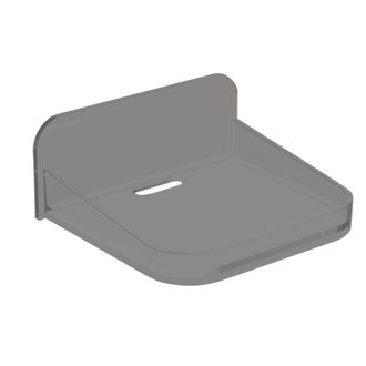 Generic Kleines transparentes | Miniatur-Wandregal, schwimmende Halterung f&uuml;r Sicherheitskamera, Installation ohne Bohren, f&uuml;r Wohnung, Fenster, Wohnheim, Mie