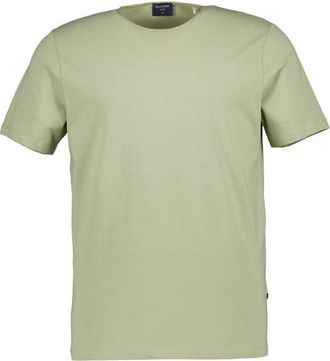Olymp Herren T-Shirt grün Baumwoll-Stretch