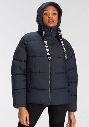 Icepeak Steppjacke VACHA mit Kapuze und Kordelzug, mit Eingrifftaschen, mit Rei&szlig;verschluss