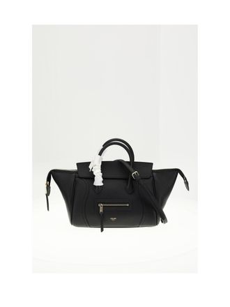 Celine Luggage Shoulder Bag - Black