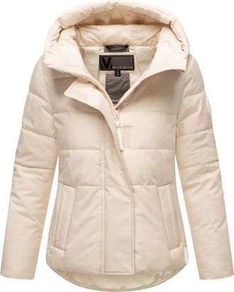 Marikoo Damen Steppjacke mit Teddy-Innenfutter & Kapuze - Elira