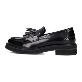 Stefano Lauran Schwarze Lackleder-Loafer - - Shoes - Damen - Schwarzk - 40 EU