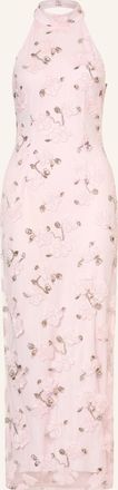 Rotate Rotate Abendkleid Mit Schmuckperlen rosa