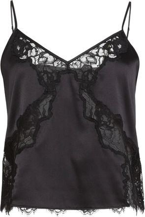 Fleur du Mal Juliet Oberteil aus Spitze - Schwarz