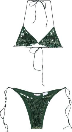 Os&eacute;ree Marylin Sequinned Bikini