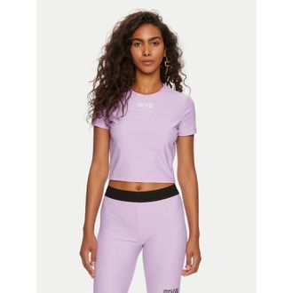 Versace Jeans Couture T-Shirt 76HAH602 Violett Slim Fit