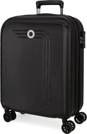Movom Swimwear Movom Riga Kabinenkoffer Schwarz 40x55x20 cms Hartschalen ABS Kombinationsschloss 37L 3Kgs 4 Doppelr&auml;der Erweiterbar Handgep&auml;ck