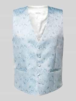 Wilvorst Weste mit Paisley-Muster