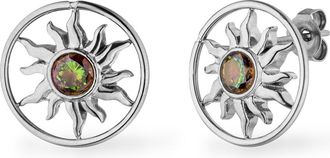 Purelei Luana Coin Ohrringe mit Zirkonia Steinen