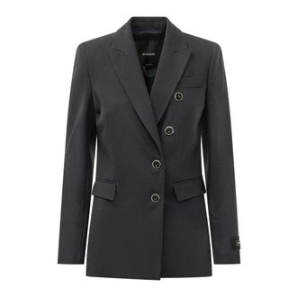 Pinko New Amalfi Giacca - - Jackets - Damen - Blau - XL