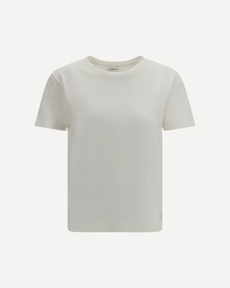 Saint Laurent Monochromatic logo T-Shirt Female S