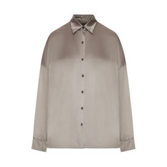 Dries Van Noten Damen, Blusen & Hemden, Grau, SGr&ouml;&szlig;e