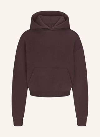 SKIMS Skims Lounge-Hoodie Cotton-Fleece braun
