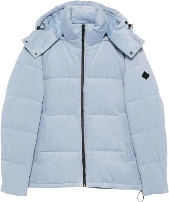 Manuel Ritz Giubbino Celeste Cotone - - Jackets - Herren - Blau - XL