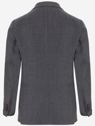 Tagliatore Mens Wool Jacket Grey