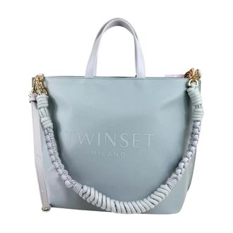 Twinset Femme, Sacs, Bleu, Taille: ONE Size Sac Logo