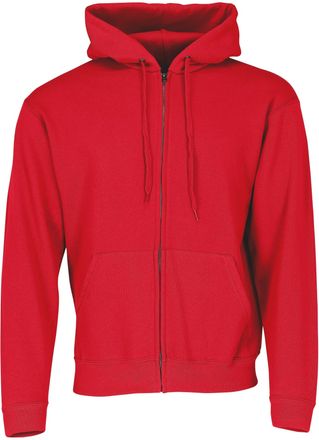 Fruit Of The Loom Classic Hooded Sweat Jacket, Farbe:rot, Gr&ouml;&szlig;e:M