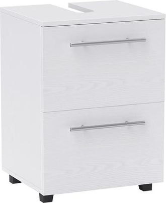 HOMCOM Waschbeckenunterschrank Unterschrank mit Schrankfach Schublade Badezimmerschrank Waschtischunterschrank Badschrank f&uuml;r Badezimmer 41,5 x 35,5 x 59 cm 