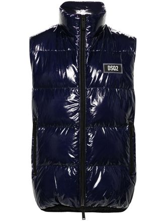 Dsquared2 gilet matelassé Ultra Light - Bleu