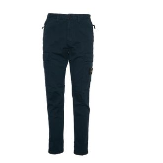 Stone Island Twill Stretch Hose - - Trousers - Herren - Blau - W36