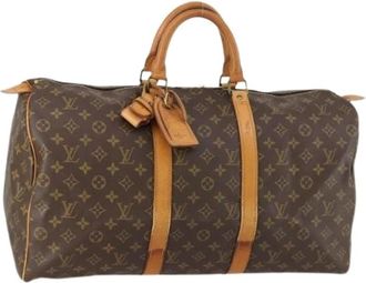 Louis Vuitton unisex, Pre-owned, Brun, Taille: ONE Size Sac Week-end en Toile Pre-owned