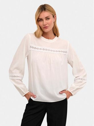 Kaffe Bluse Freya 10508200 &Eacute;cru Regular Fit