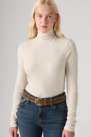 Levi's Mia Long-Sleeve Layering Turtleneck Tee - Damen - Schwarz / Schwarz