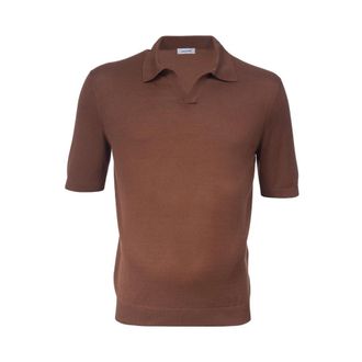 Gran Sasso Polohemd - - Tops - Herren - Braun - M