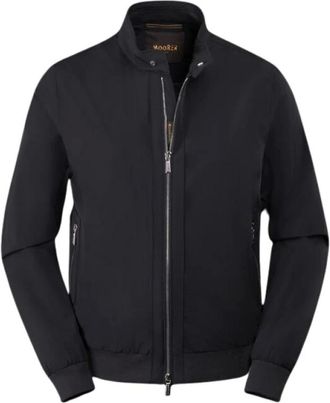 Moorer Homme, Vestes, Bleu, Taille: XL Blouson Bomber Alberti KN