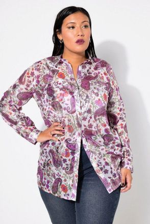 STUDIO UNTOLD Longbluse Hemdbluse Boxy Shape Paisleyprint