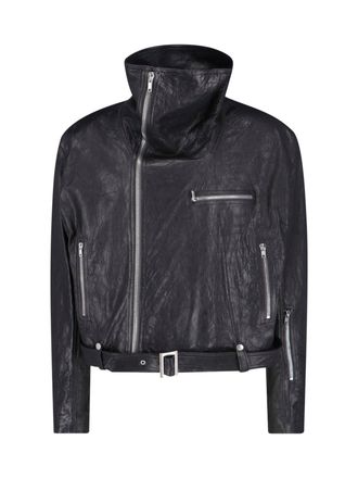 Rick Owens Lammlederjacke