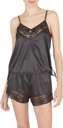 Emporio Armani Damen Emporio Armani Womens Bridal Set Short Pajamas, Schwarz, XL EU
