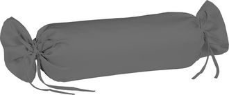 Fleuresse sleepling Satin Kissenbezug, Kissenhülle Nackenrolle aus 100% seidig weicher Baumwolle, Bezug Zierkissen, 60 Grad, Ökotex 100, Made in EU, 15 x 40 cm,