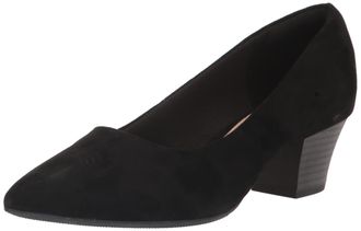 Clarks Teresa Step-Pump-Schuhe für Damen, Schwarzes Wildleder, 39.5 EU