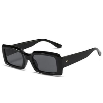 Generic Lunettes De Soleil Carr&eacute;es For Hommes Et Femmes, Id&eacute;ales For Les Sports Plein Air La Conduite, Protection UV400(Black)