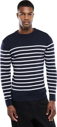 Armor Lux Herren Pull Marin Goulenez Homme Pullover, Mehrfarbig (Navire/Milk 6tq), X-Large