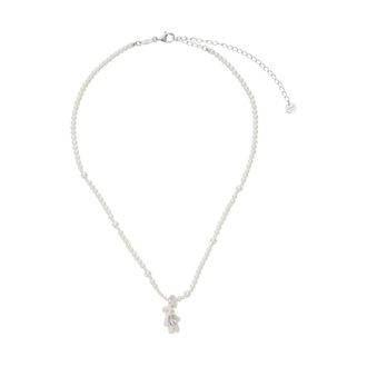 Yvmin Mini B&auml;ren-Perlenkette - - Accessories - Damen - Wei&szlig; - ONE SIZE