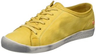Softinos ISLA WASHED, Damen Low-Top, Gelb (Yellow), 37 EU (4 UK)