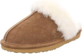 Natural Sense Natural Sense Werra 1152983 Mules en cuir pour femme avec doublure chaude Marron, Blanc ch&acirc;taigne (4013), 40 EU