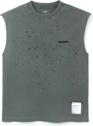 SATISFY Satisfy, Homme, Tops, Noir, Taille: M MothTech Muscle Tee