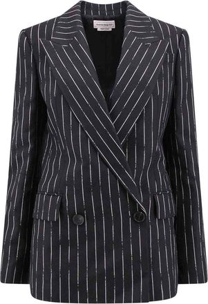 Alexander McQueen Blazer - Schwarz