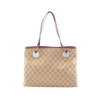 Gucci Sac cabas pr&eacute;-aim&eacute; en toile GG - Femme - Pre-owned - Beige - Taille: ONE Size