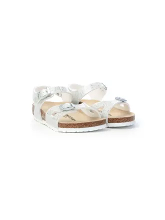 Birkenstock Rio Sandals - Silver